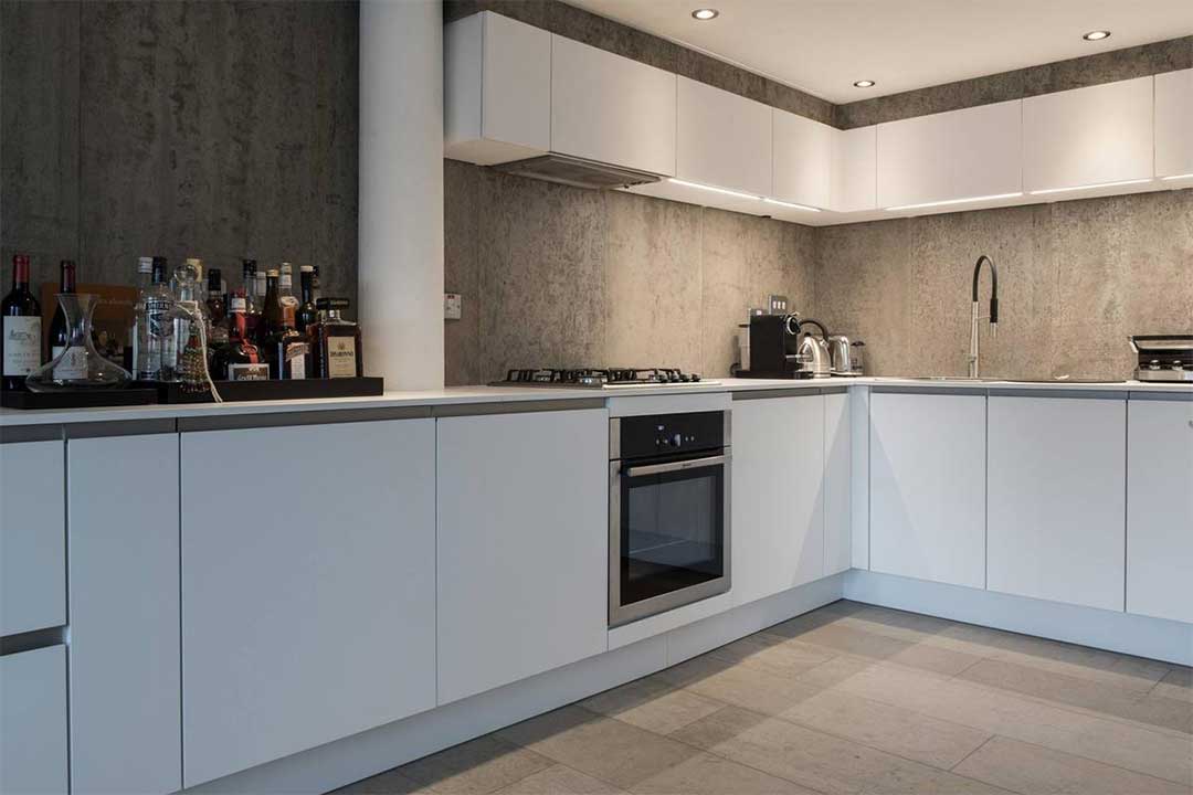 Kick up the Kitchen with a Backsplash or Cabinet Cladding - Concreate
